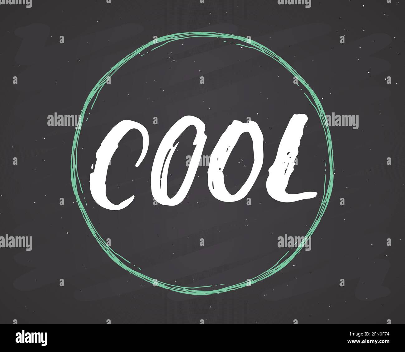 Cool lettering handwritten sign, Hand drawn grunge calligraphic text ...