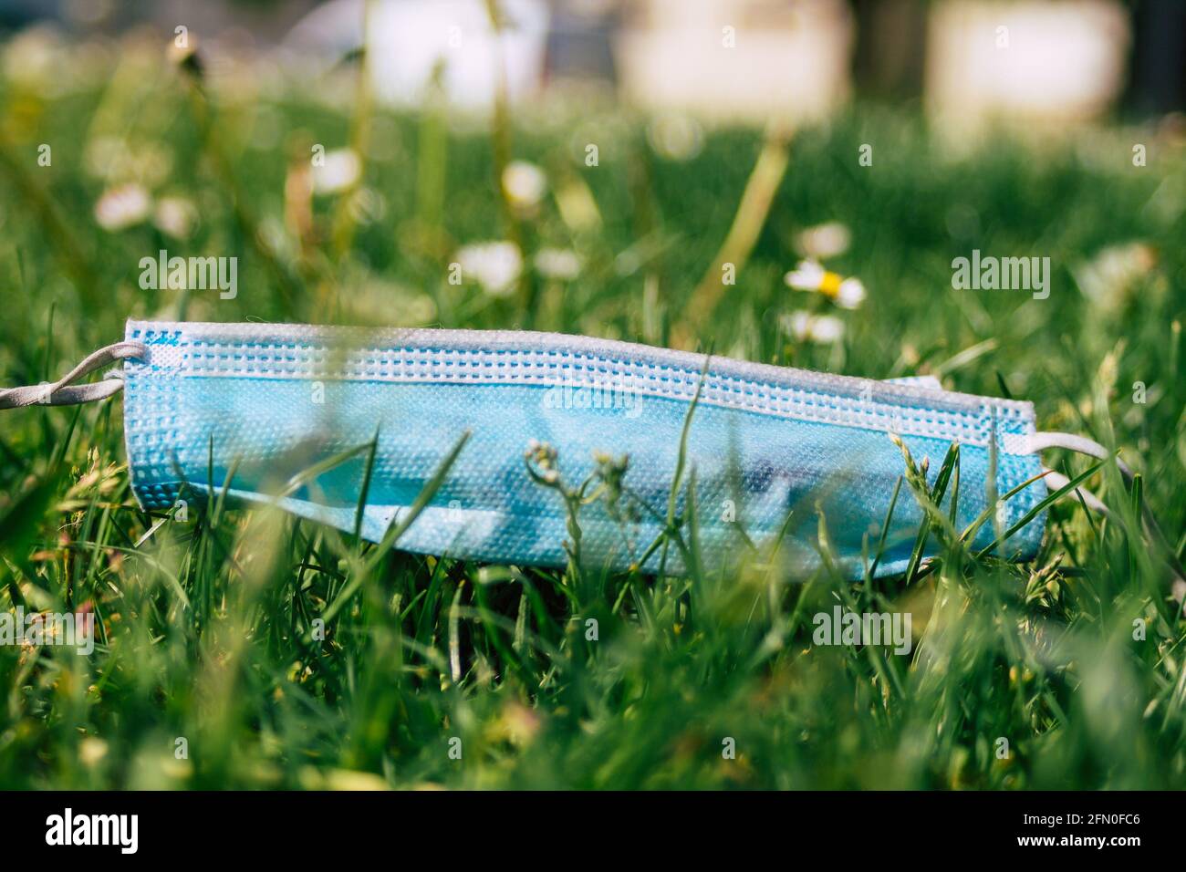 Reims France May 12, 2021 Surgical mask to protect against the ...