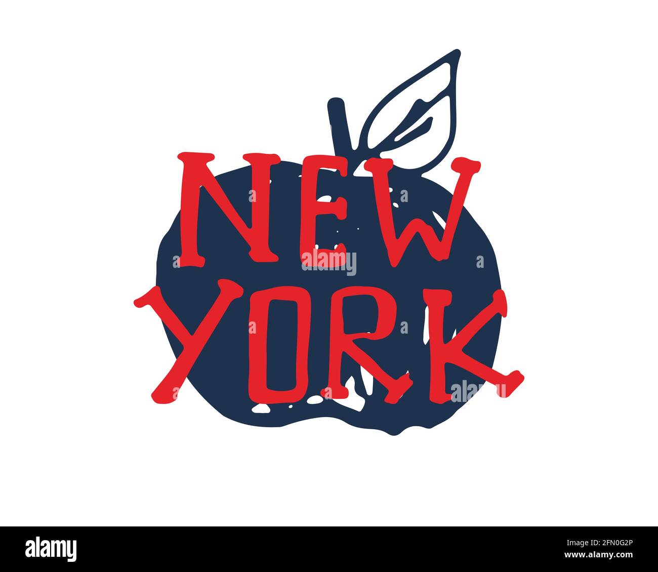 New York lettering handwritten sign, Hand drawn grunge calligraphic ...