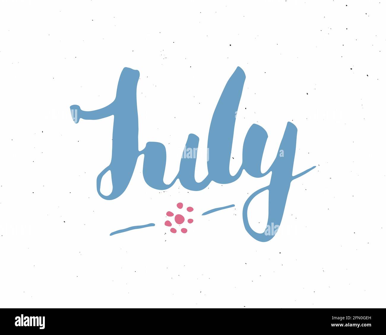 Hello july Cut Out Stock Images & Pictures - Alamy