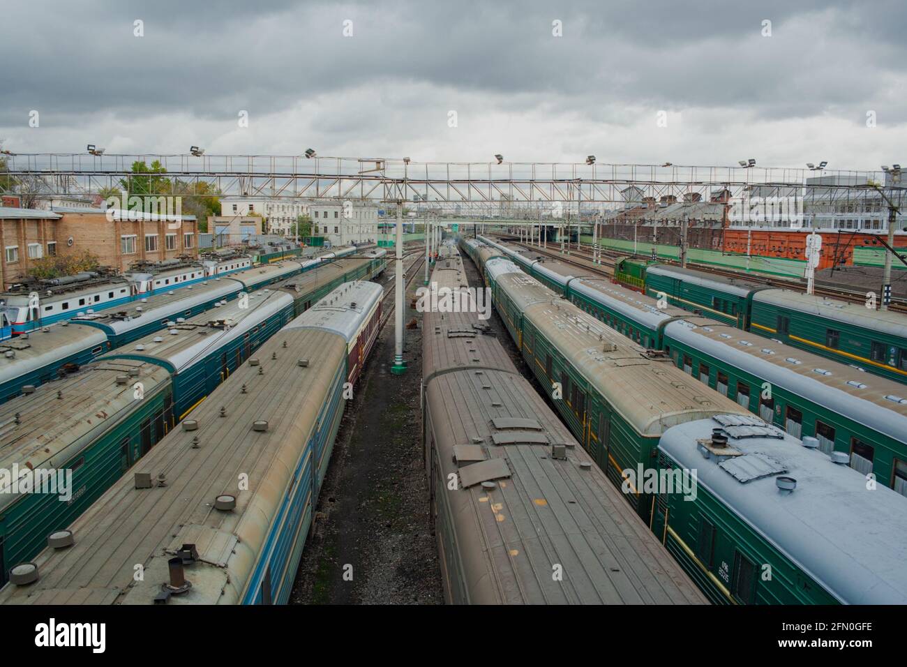 Russian railway lines hi-res stock photography and images - Alamy