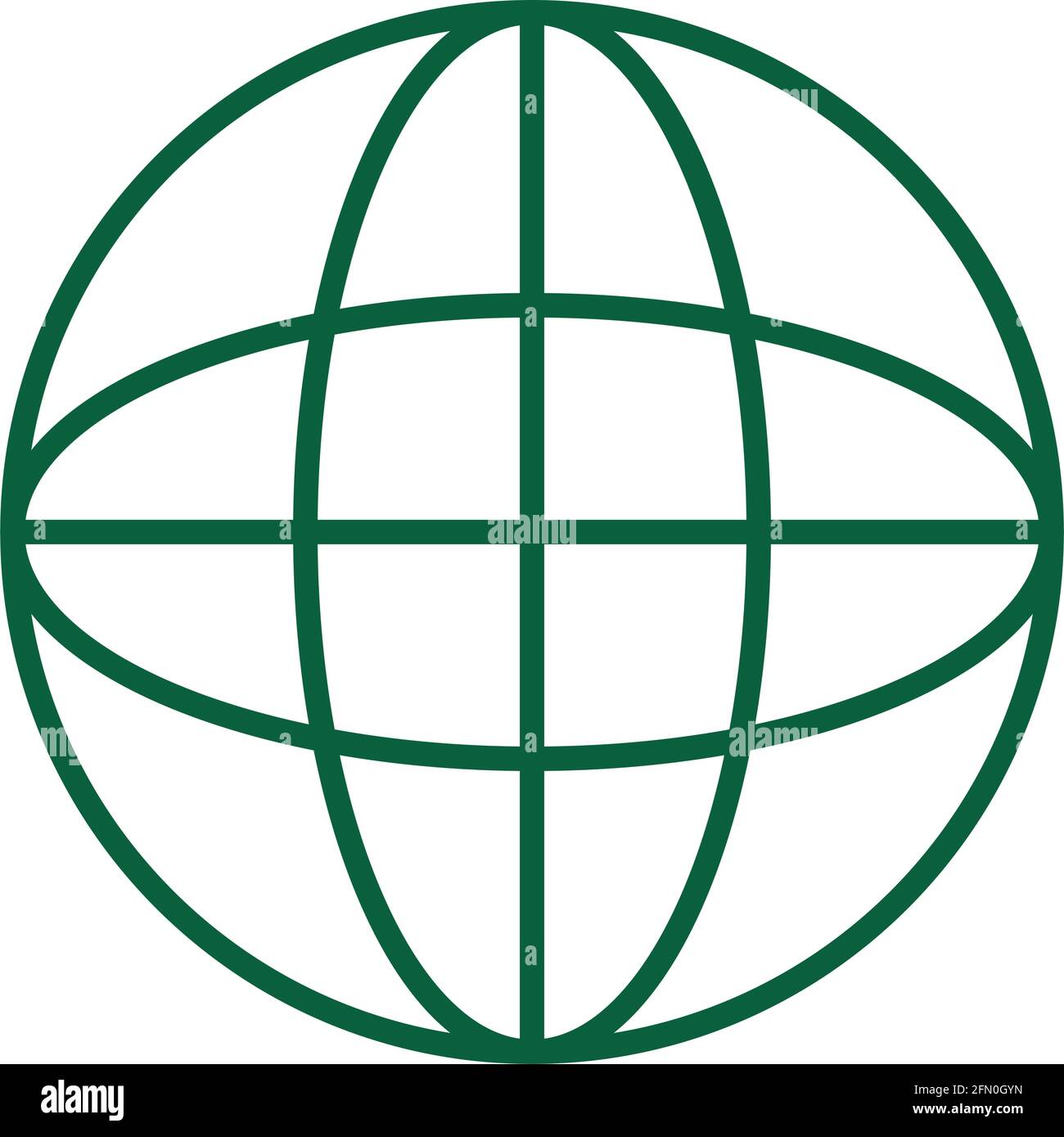 global sphere on white background Stock Vector Image & Art - Alamy