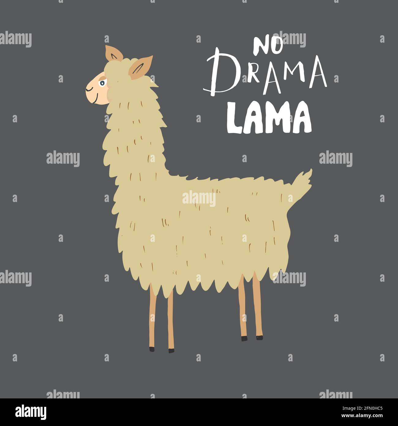 Dramatic Llama Gif