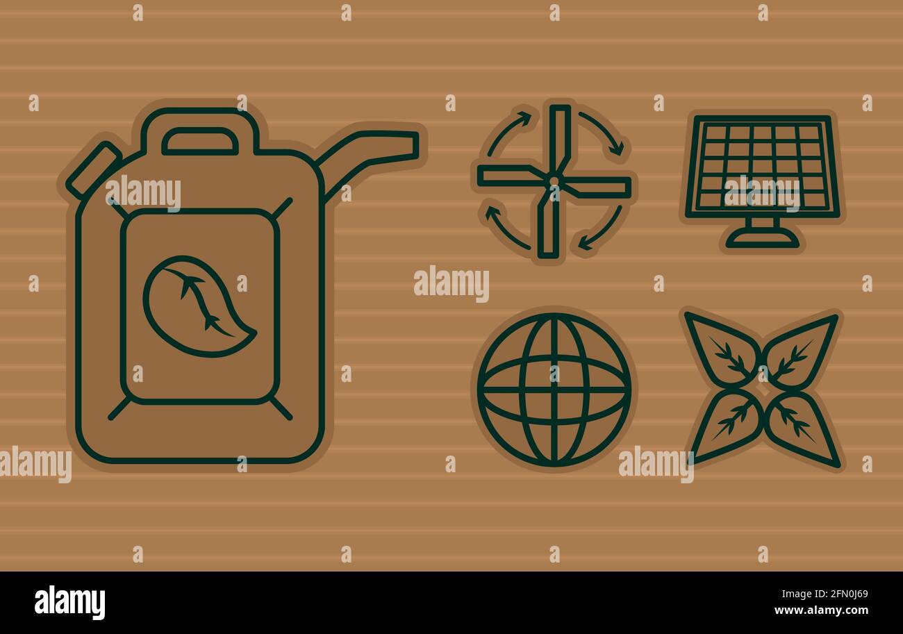 biofuel and bioenergy icon set Stock Vector Image & Art - Alamy