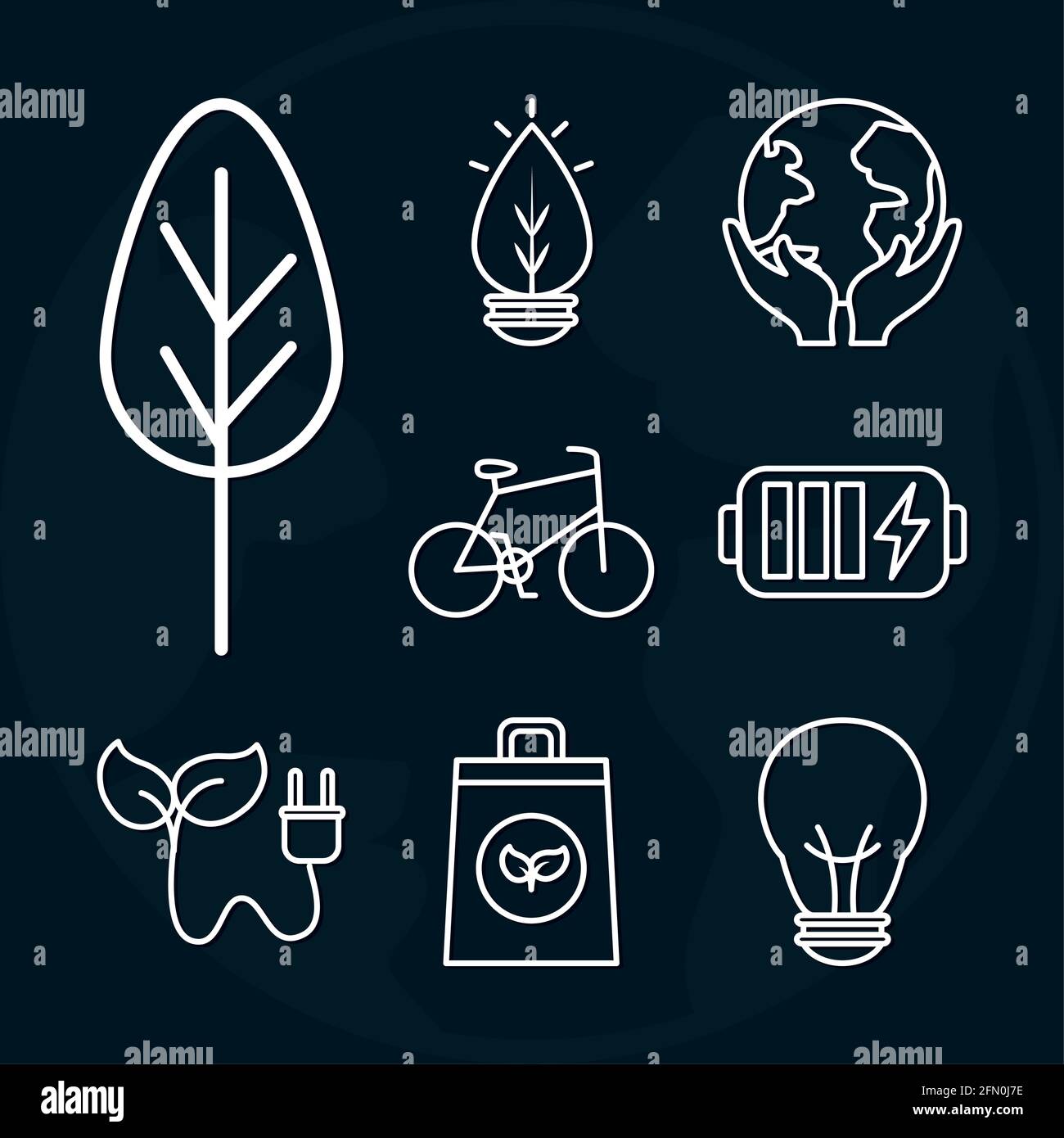 Sustainable bioenergy Stock Vector Images - Alamy