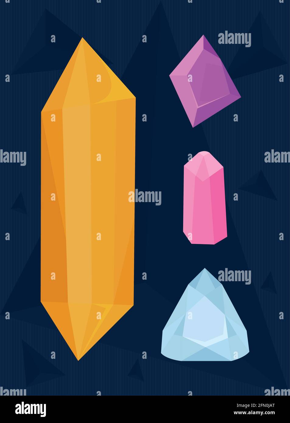 colorful crystals icon set design Stock Vector Image & Art - Alamy