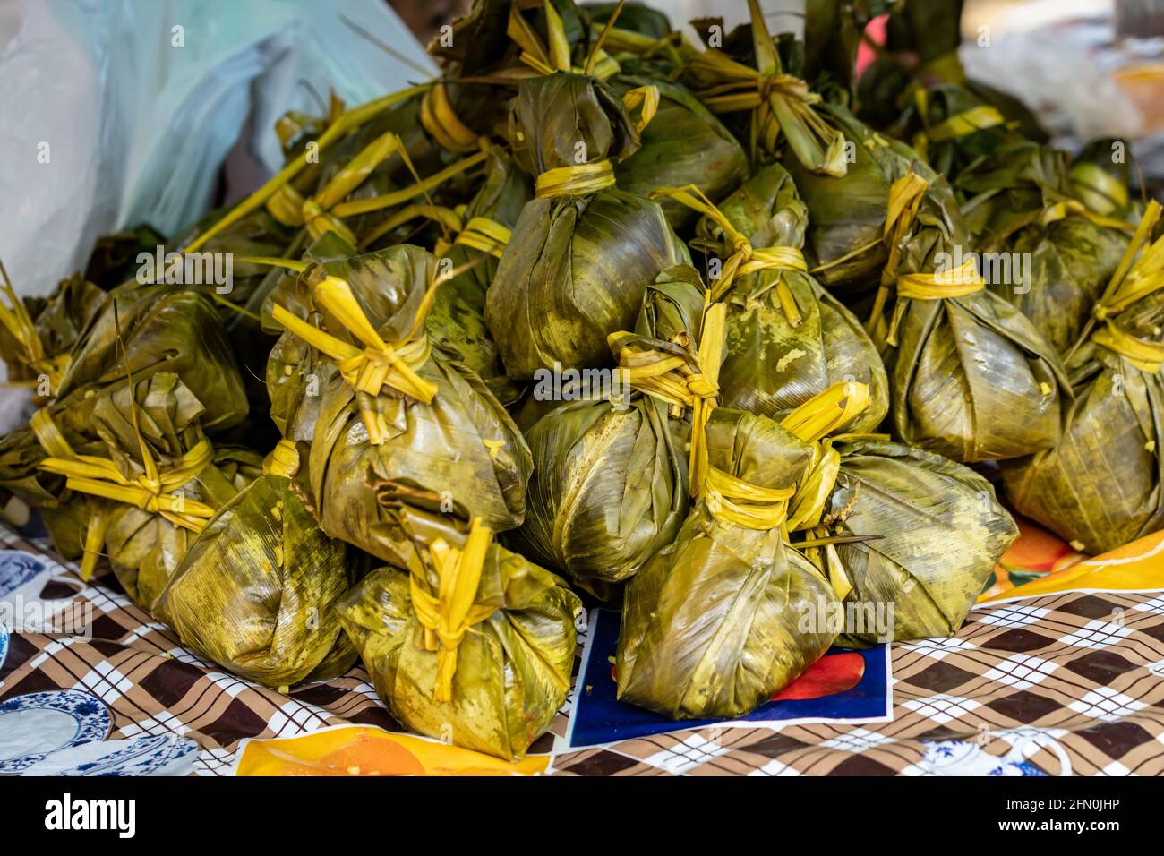 Juanes are a traditional food in the Peruvian jungle Stock Photo - Alamy