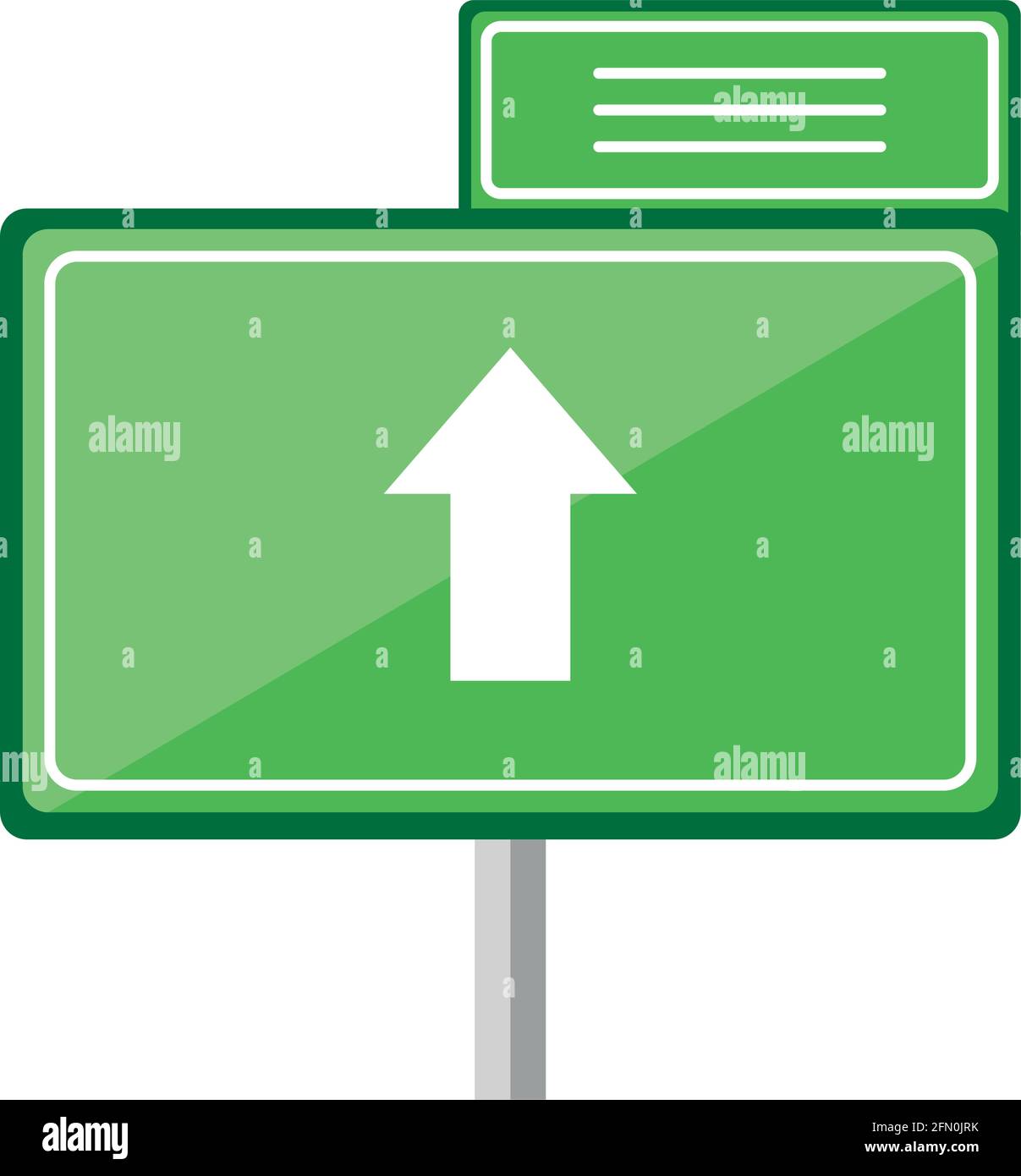 green traffic sign Stock Vector Image & Art - Alamy