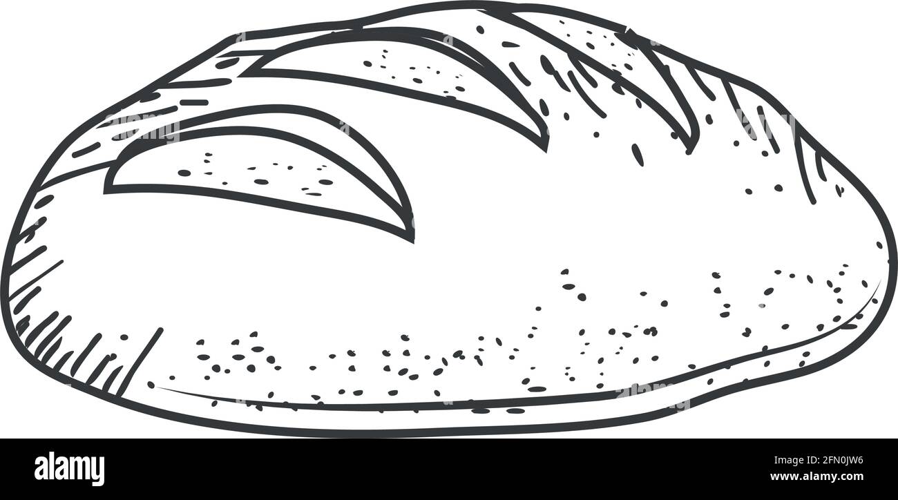 bread hand drawn Stock Vector Image & Art - Alamy