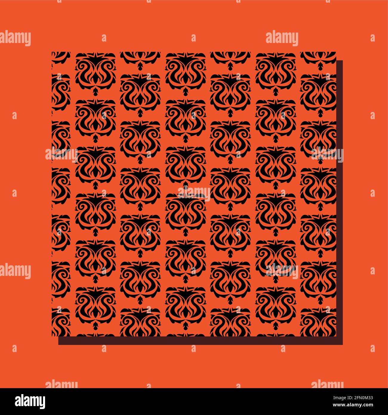 Damascus pattern illustration Stock Vector Images - Alamy
