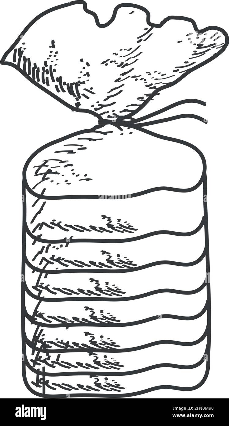 Bread packet Stock Vector Images - Alamy