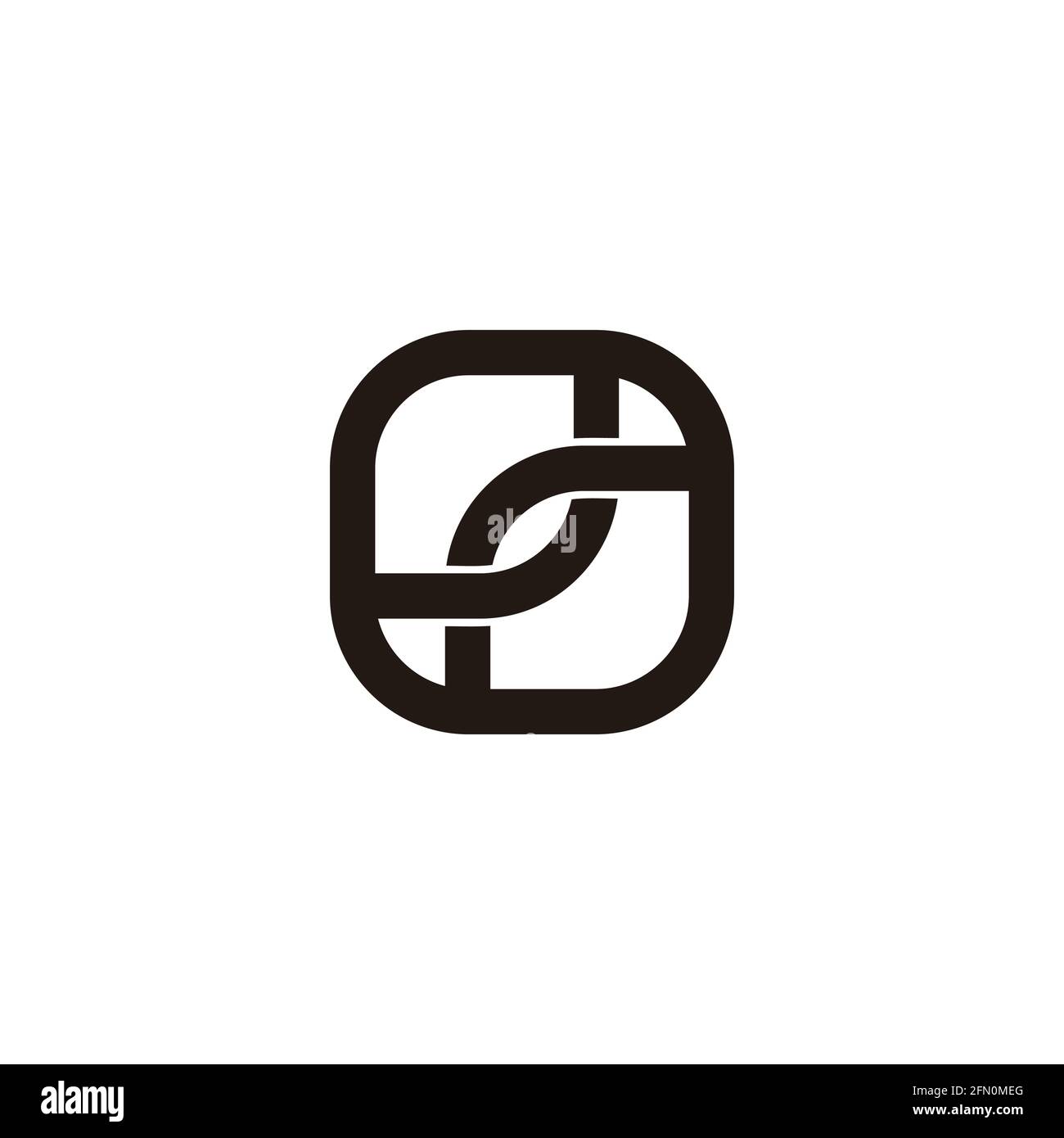 letter rl square linked wire logo vector Stock Vector Image & Art - Alamy