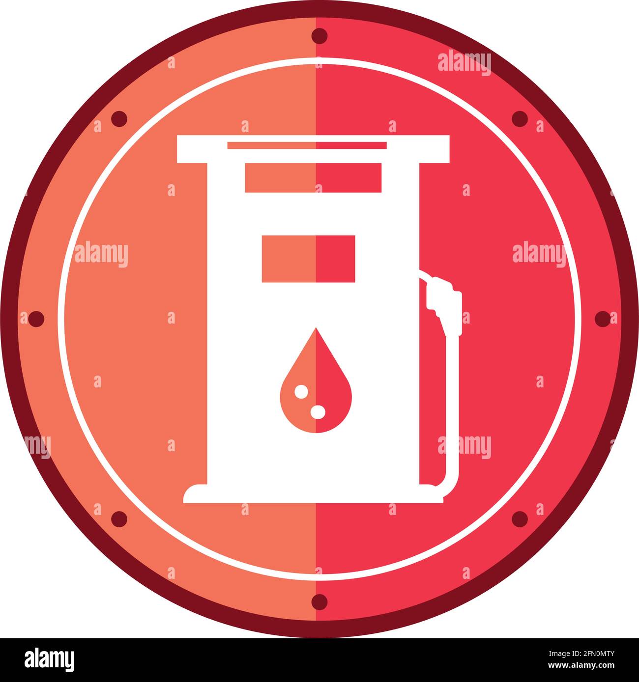 Petrol station traffic sign Stock Vector Images - Alamy