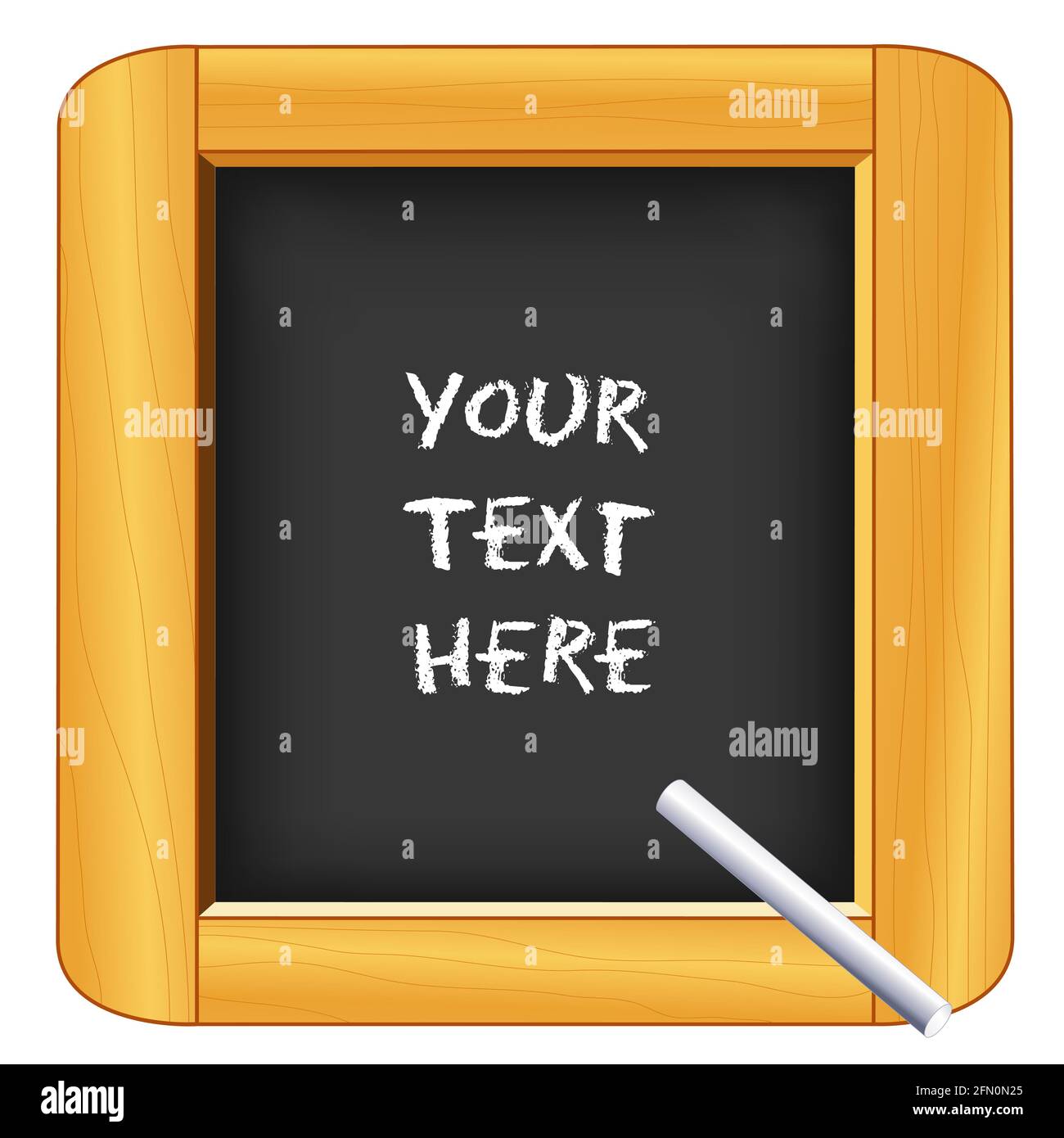 Old fashioned teacher blackboard Cut Out Stock Images & Pictures - Alamy