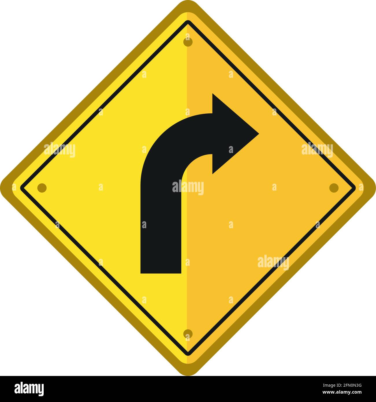 road arrow sign Stock Vector Image & Art - Alamy