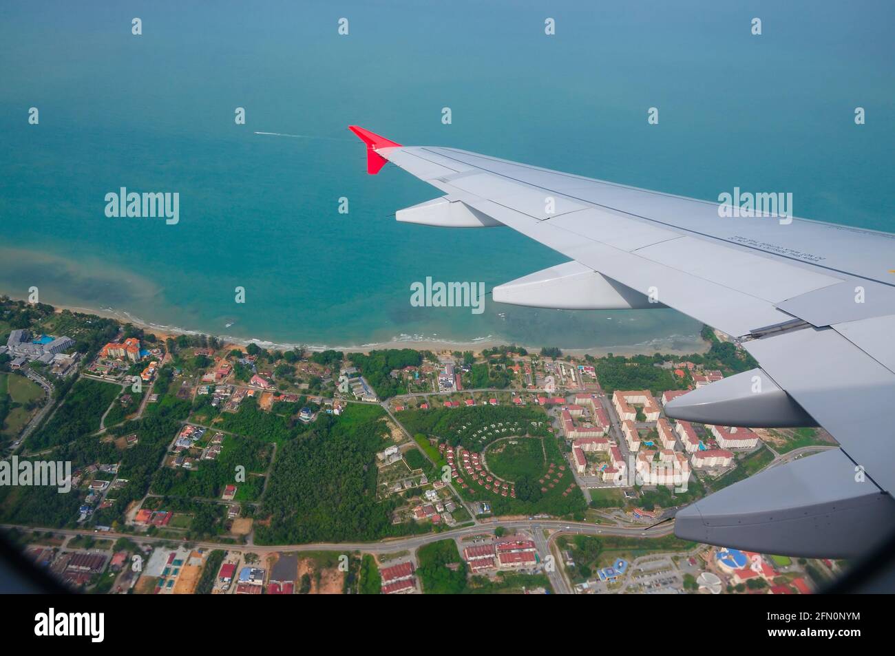Aerial View from a Plane Stock Photo - Alamy