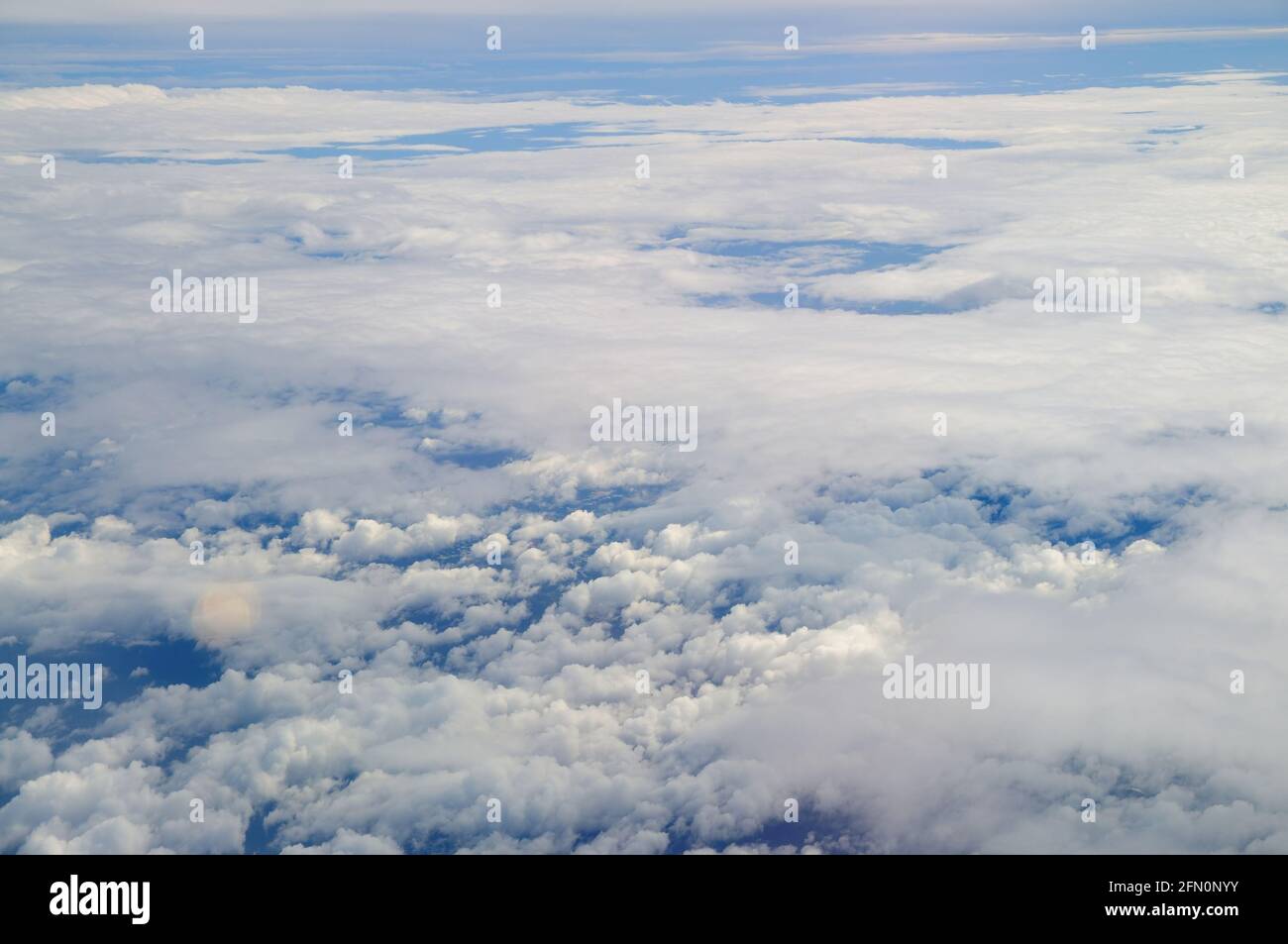 Aerial View from a Plane Stock Photo - Alamy