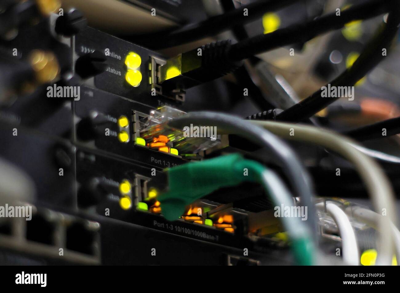 Network connection technology with network switch router, ethernet ...