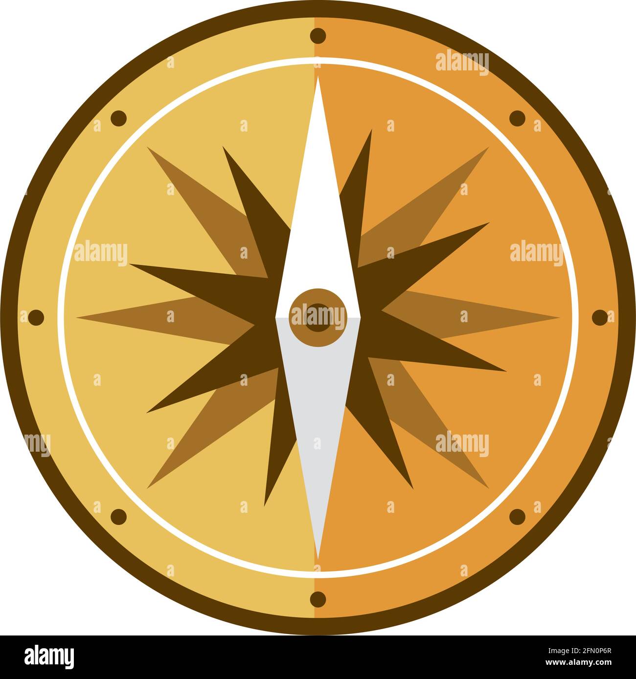 travel compass instrument Stock Vector Image & Art - Alamy