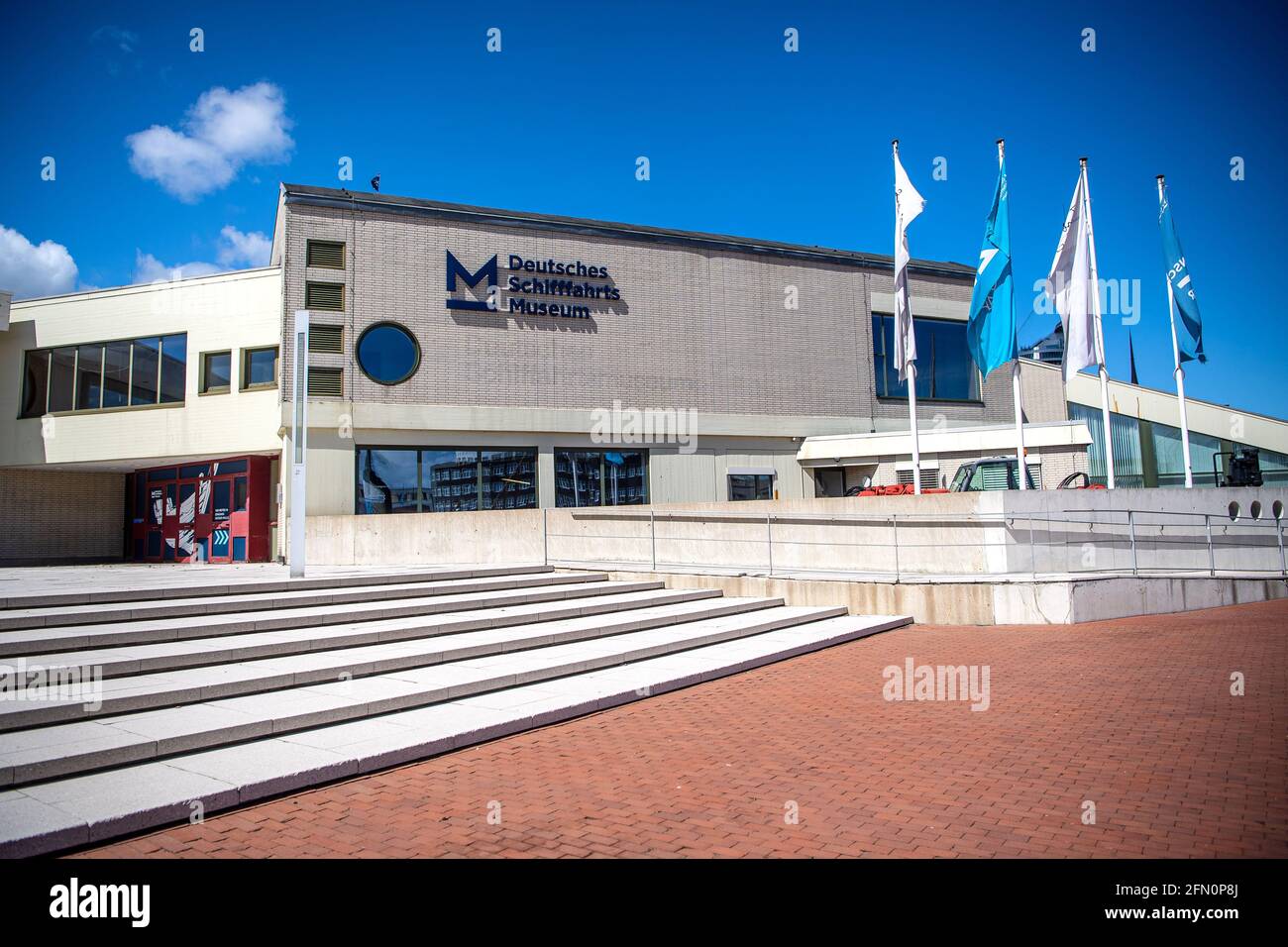 Bremerhaven, Germany. 06th May, 2021. The entrance to the German ...
