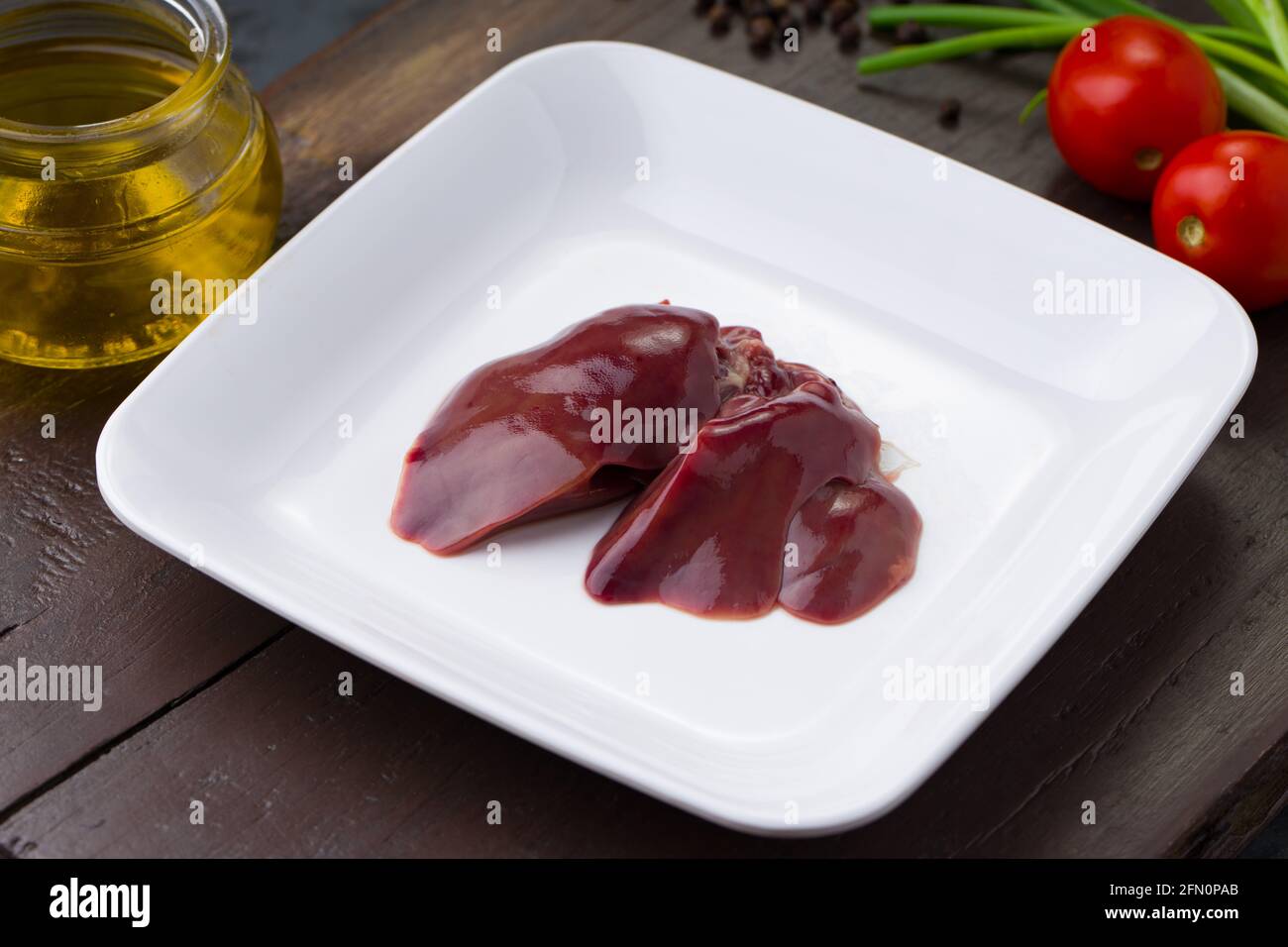 Chicken liver raw hi-res stock photography and images - Alamy