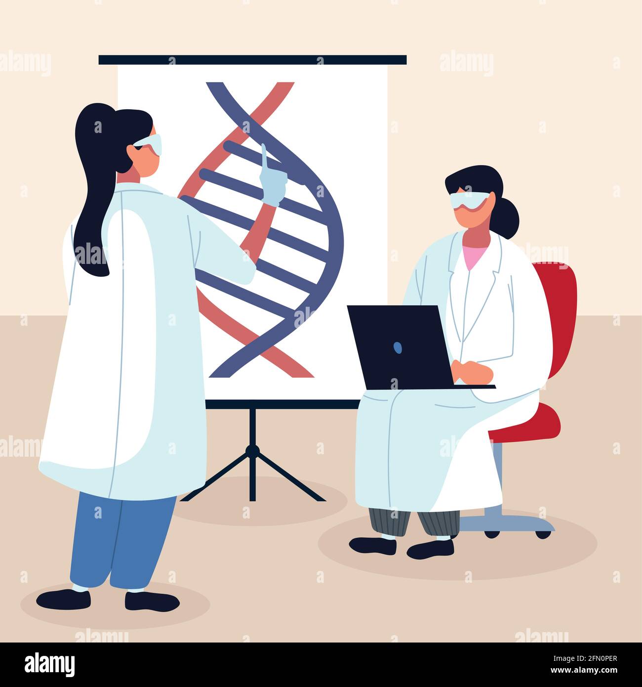genetic dna research Stock Vector Image & Art - Alamy