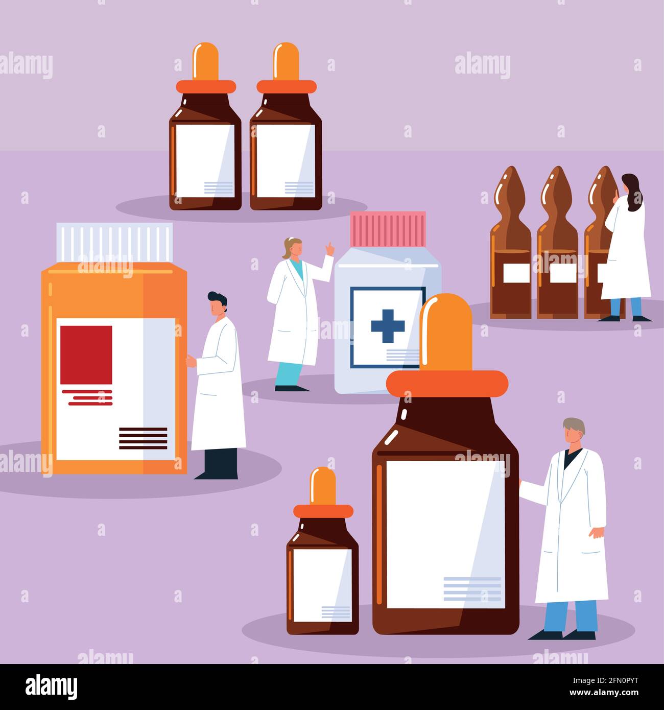 characters pharmacist medicine Stock Vector Image & Art - Alamy