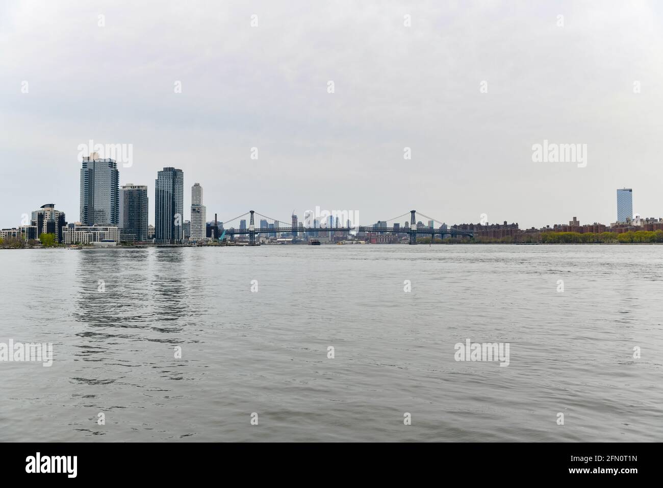 Brooklyn, New York - Apr 24, 2021: Downtown New York City skyline from ...