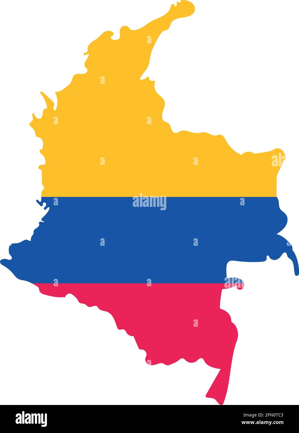 colombian map flag Stock Vector Image & Art - Alamy