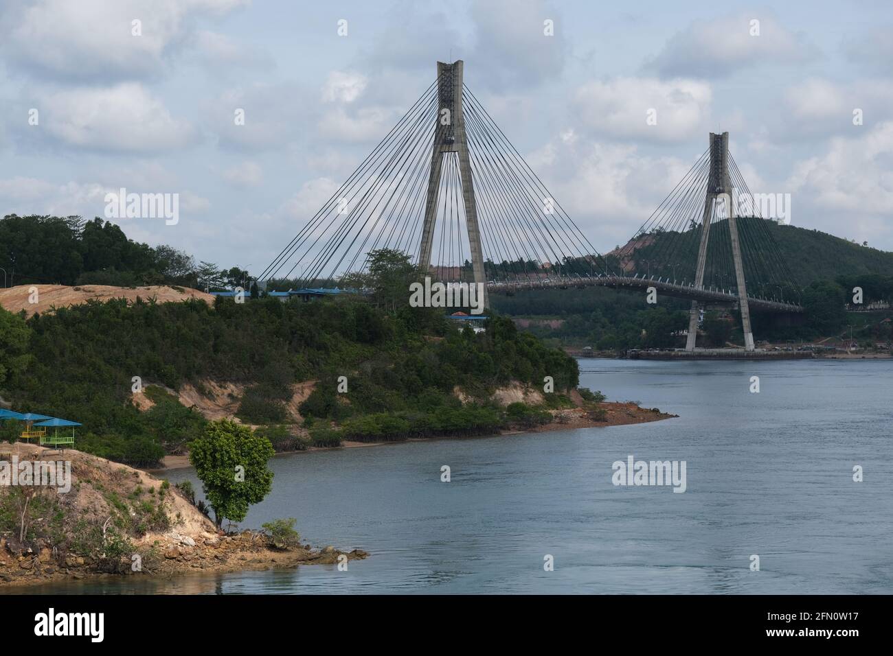 Indonesia Batam - Barelang Bridge landscape view Stock Photo - Alamy