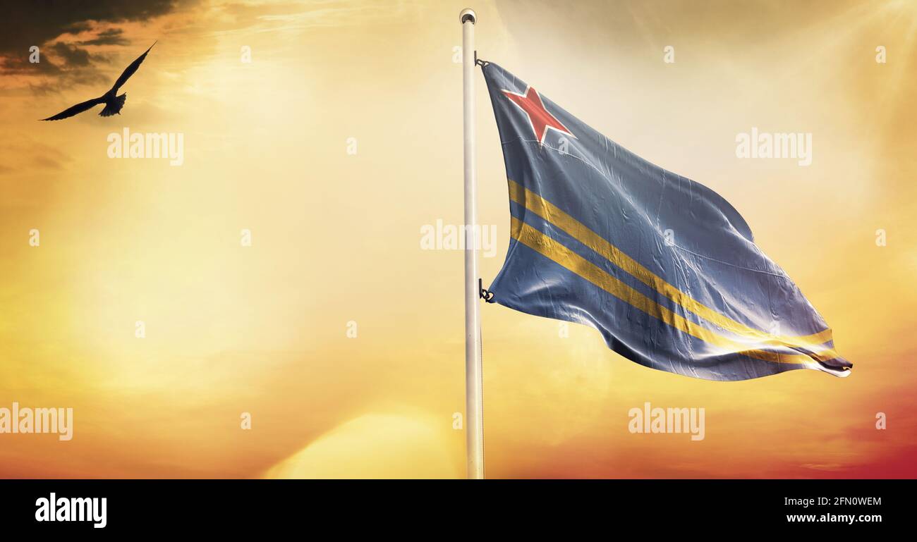 Aruba, one world country Stock Photo - Alamy