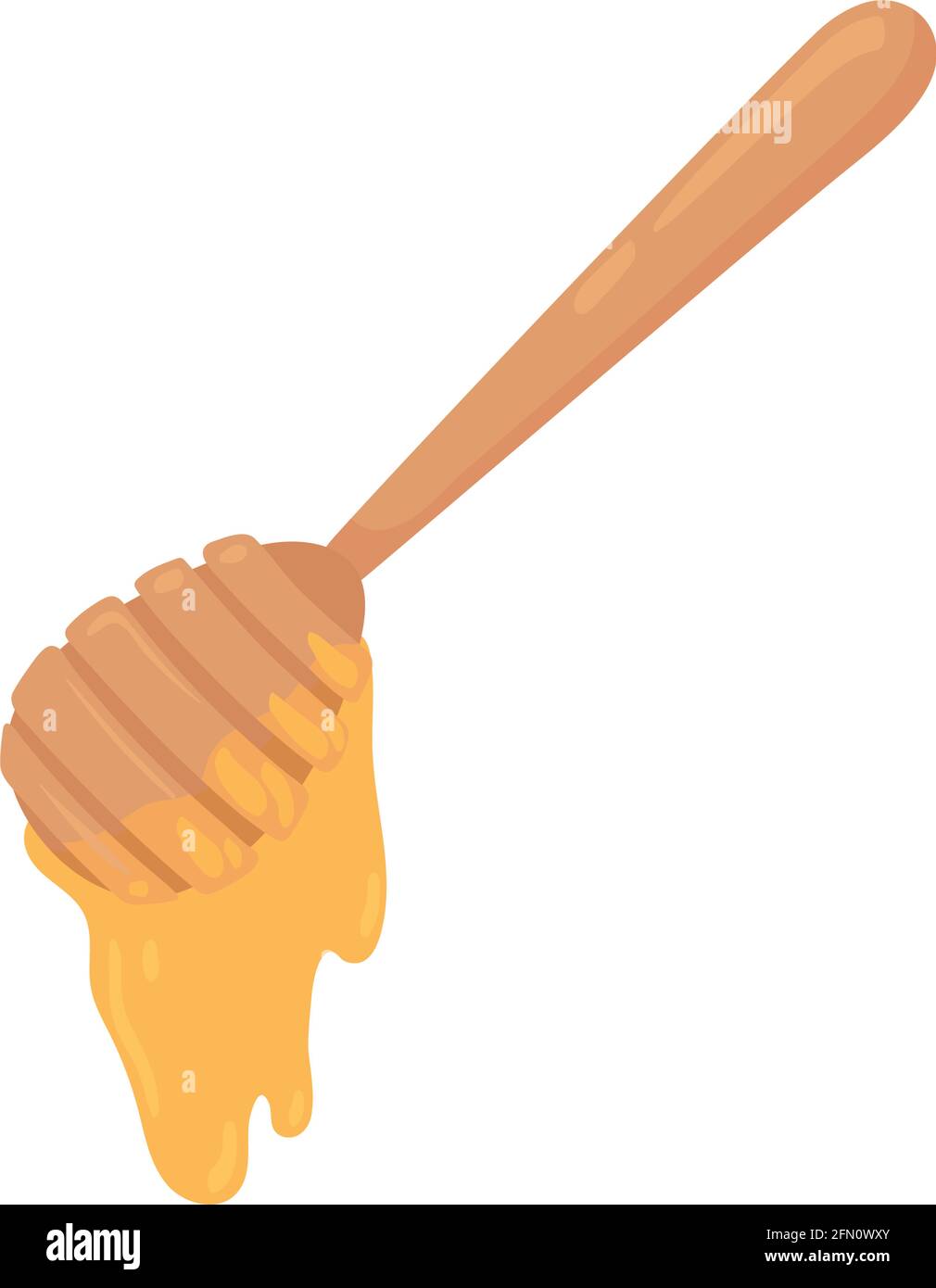 spoon with honey Stock Vector Image & Art - Alamy
