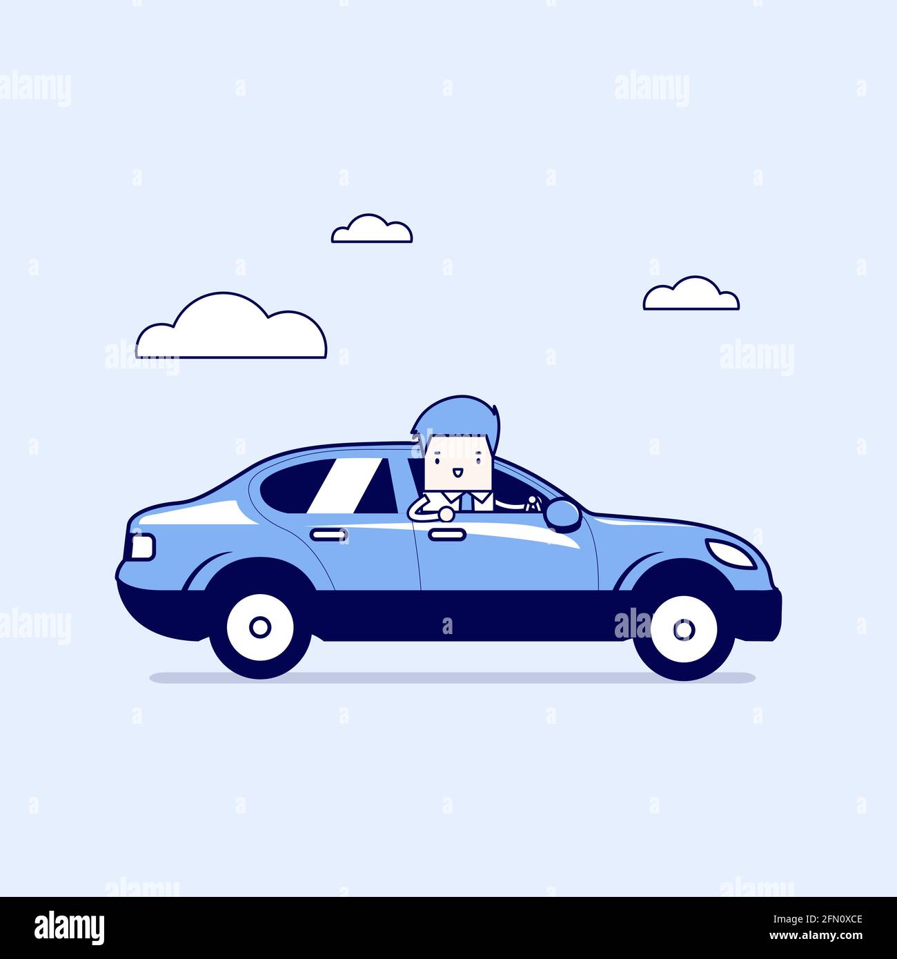 Car cartoon character hi-res stock photography and images - Alamy