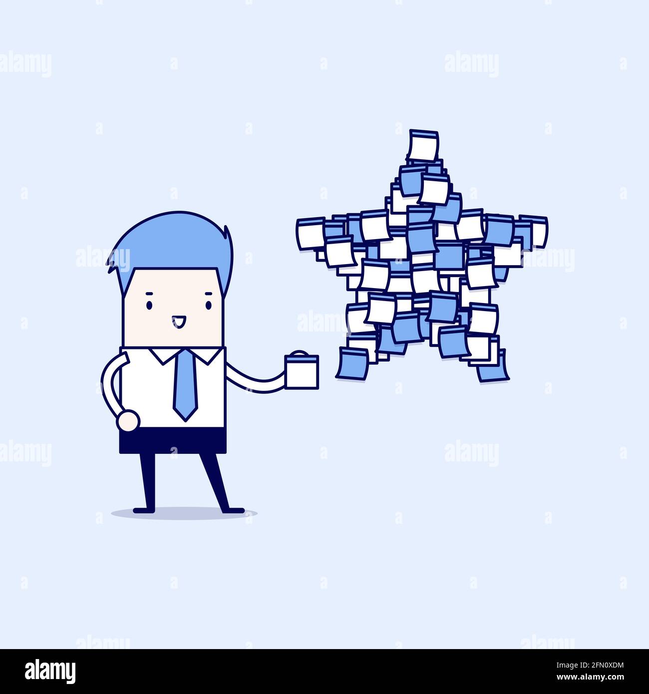 Cartoon character award paper Stock Vector Images - Alamy