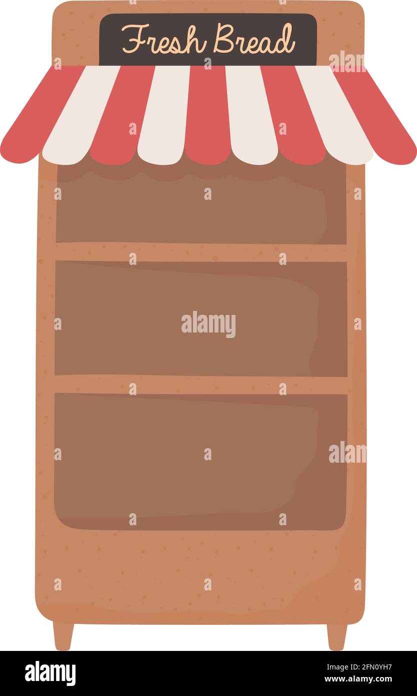 fresh bread shelf Stock Vector Image & Art - Alamy