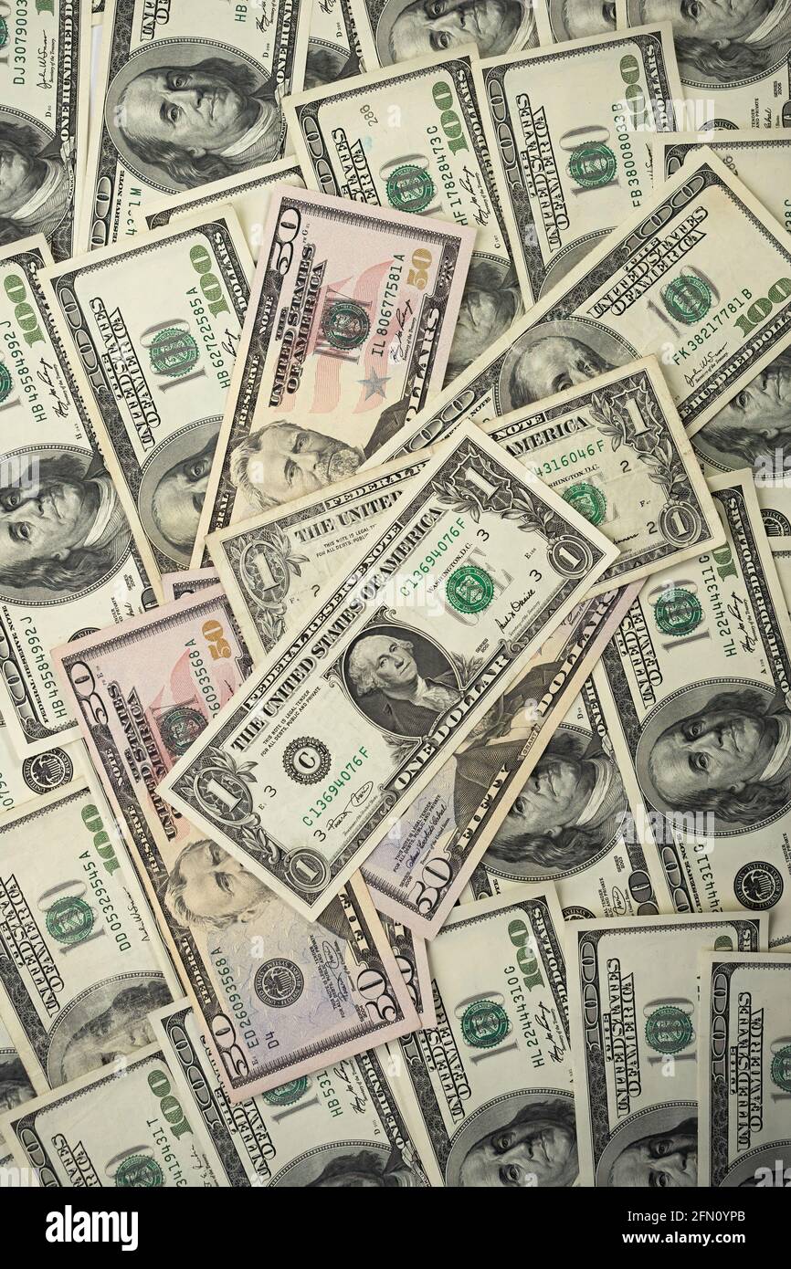 Fifty dollar us banknotes hi-res stock photography and images - Alamy