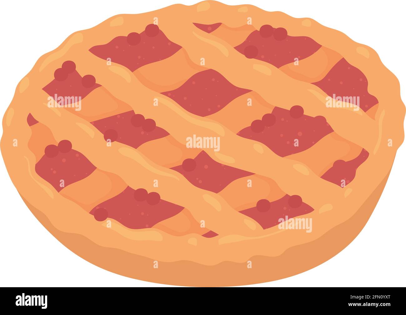 fruit sweet pie Stock Vector Image & Art - Alamy