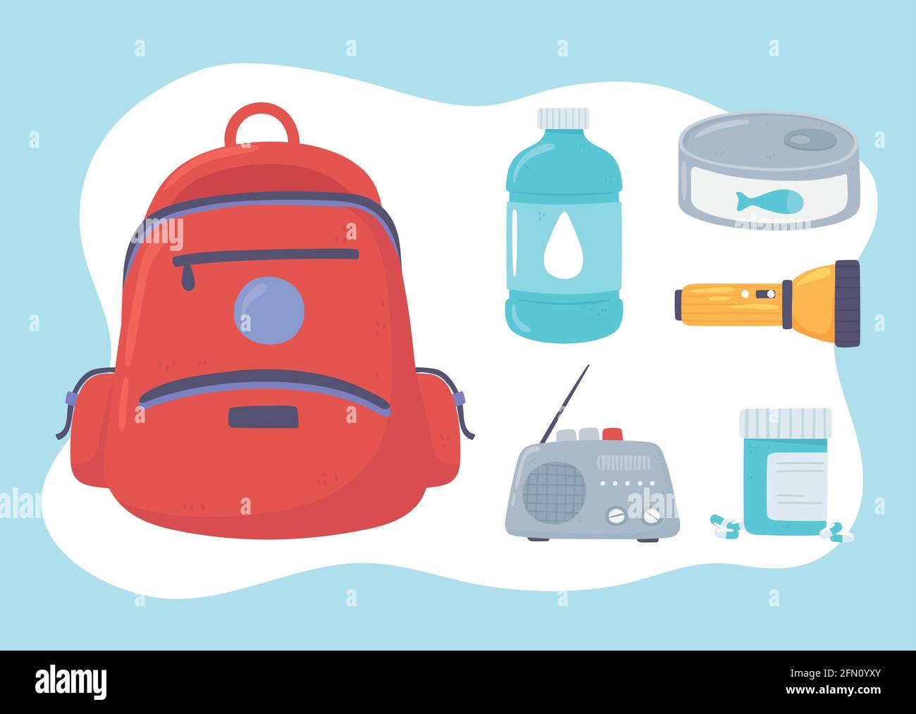 emergency kit equipment Stock Vector Image & Art - Alamy