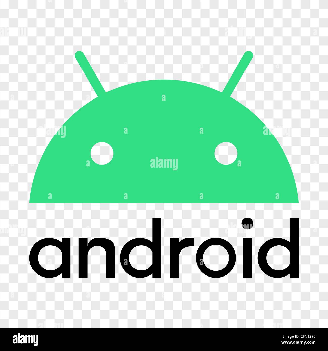 Vinnytsia, Ukraine - May 11, 2021: Android Operating System Logo Stock
