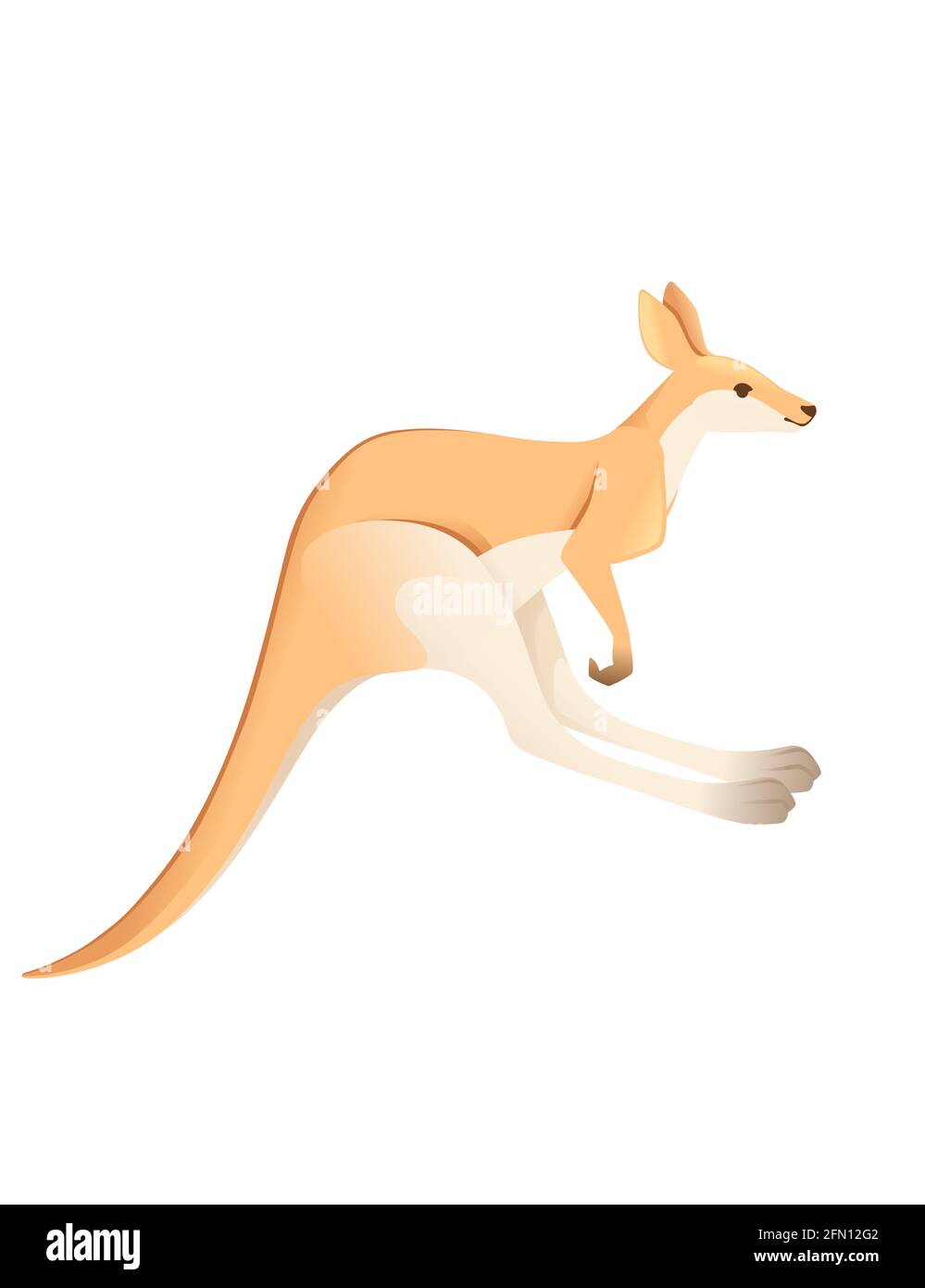 Aussie Kangaroo Cartoon
