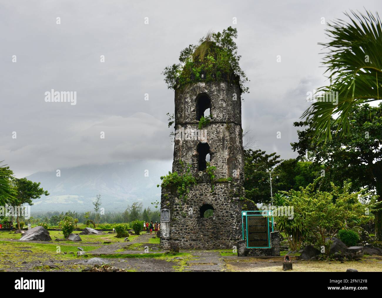 Cagsawa Ruins are the remnants of an 16th century Franciscan church ...
