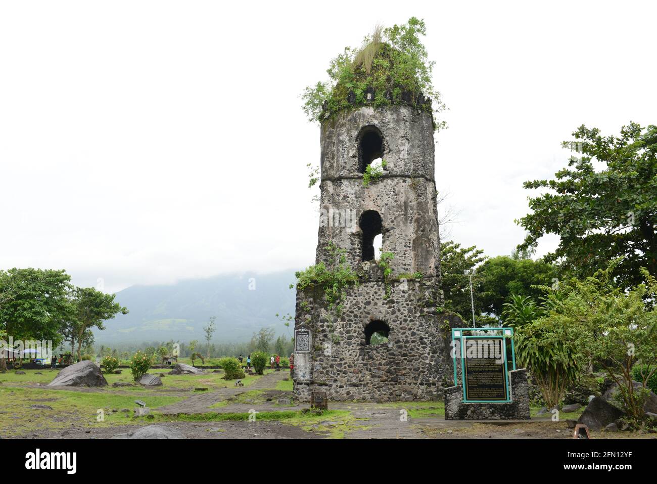 Cagsawa Ruins are the remnants of an 16th century Franciscan church ...