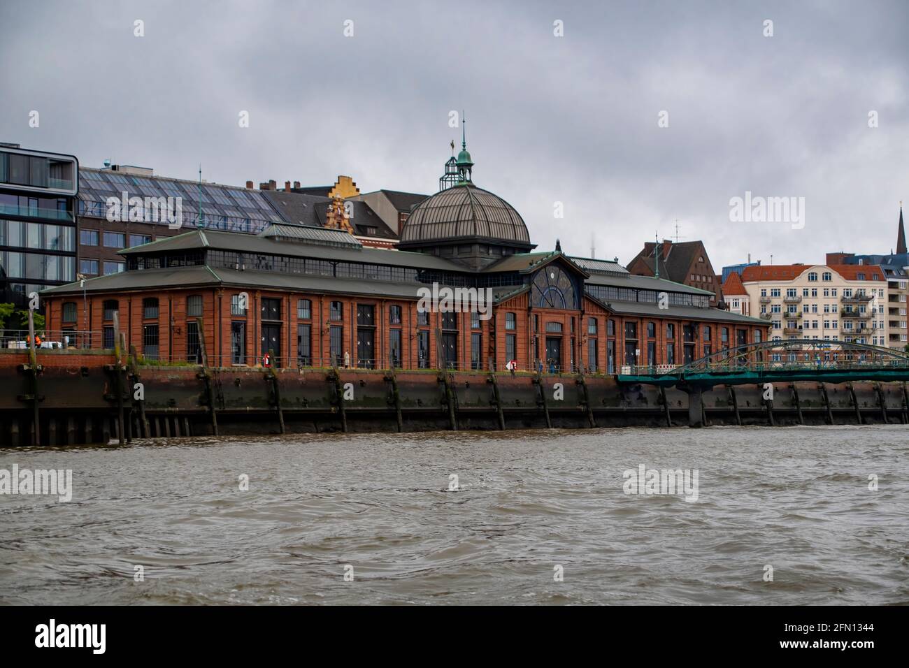 The Altona fish market is a public market in the Altona-Altstadt ...