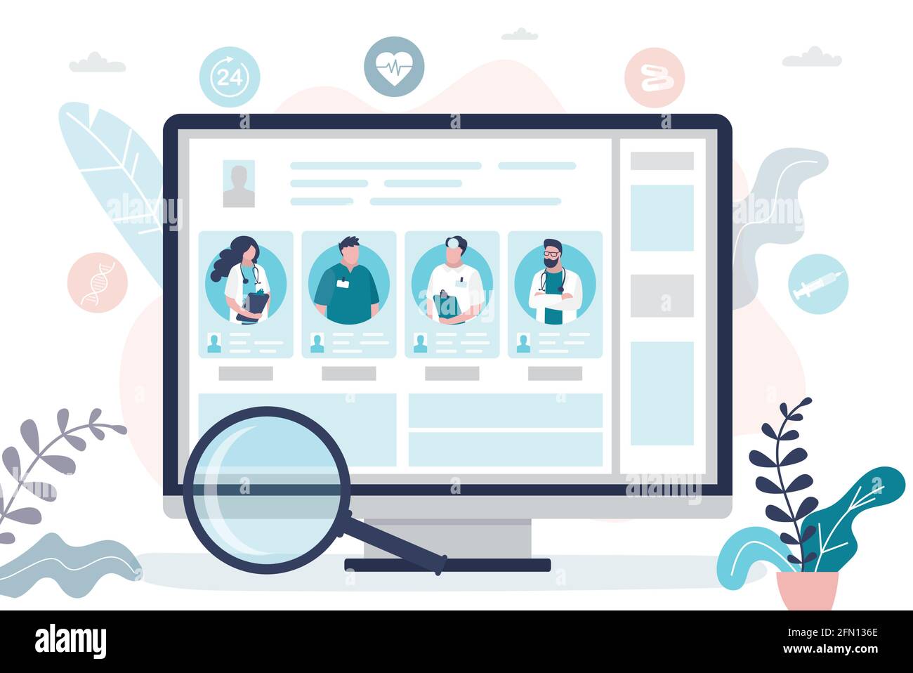 Patient profile computer hi-res stock photography and images - Alamy