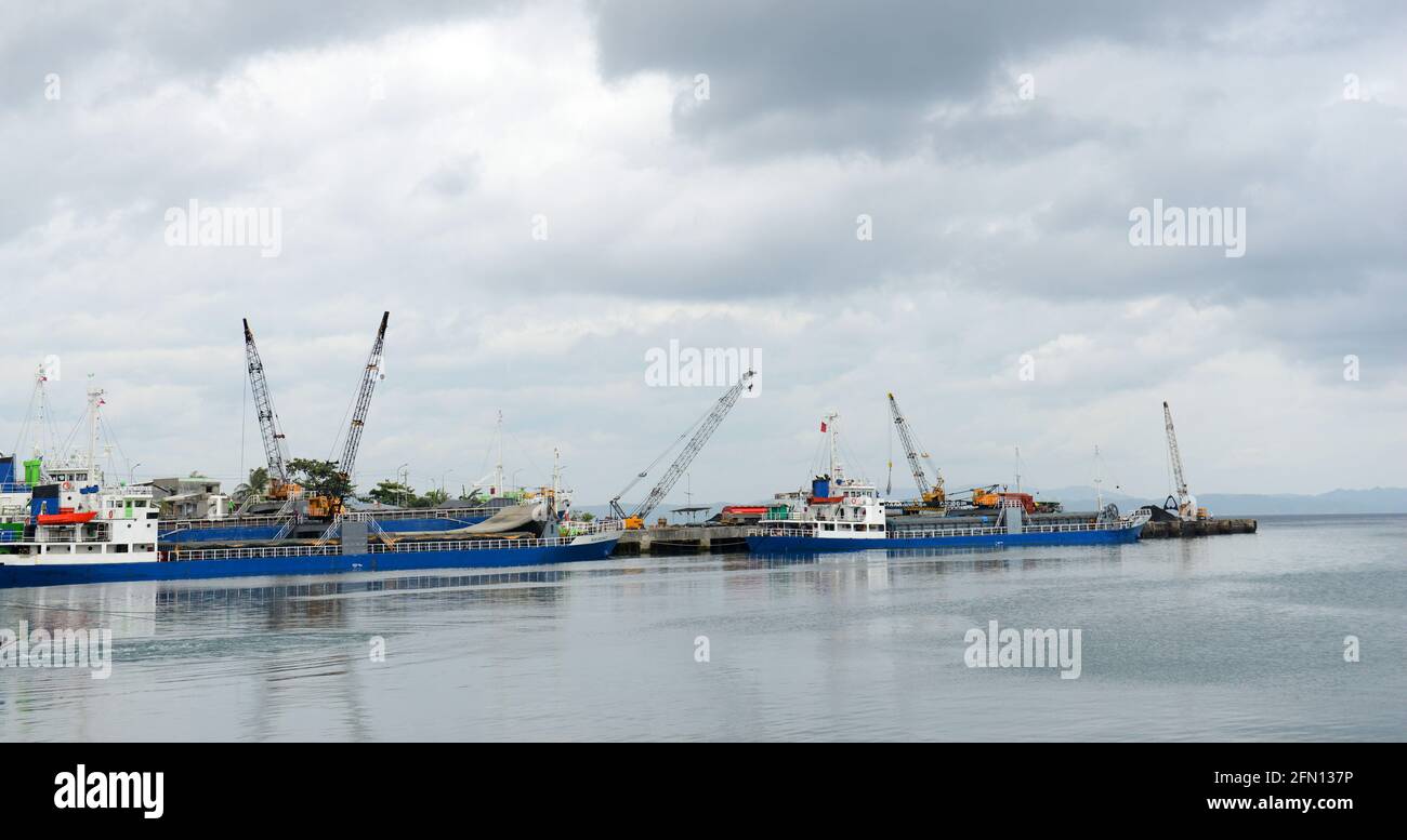 Legazpi seaport, Bicol, Philippines Stock Photo - Alamy