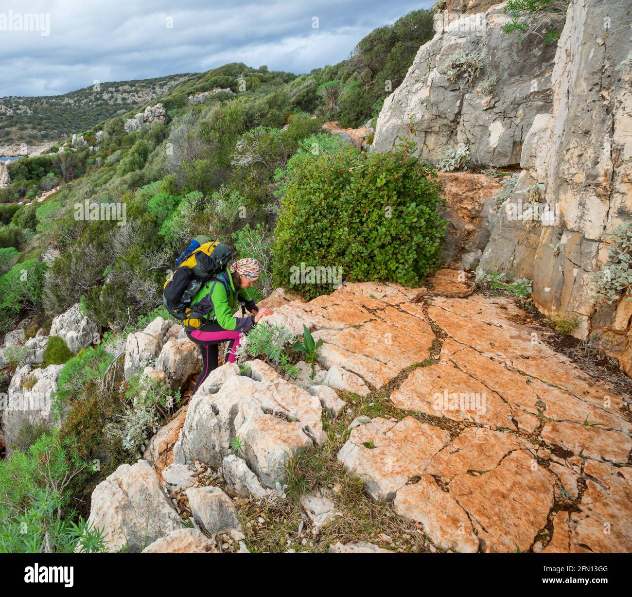 Beautiful nature landscapes in Turkey mountains. Lycian way is famous ...