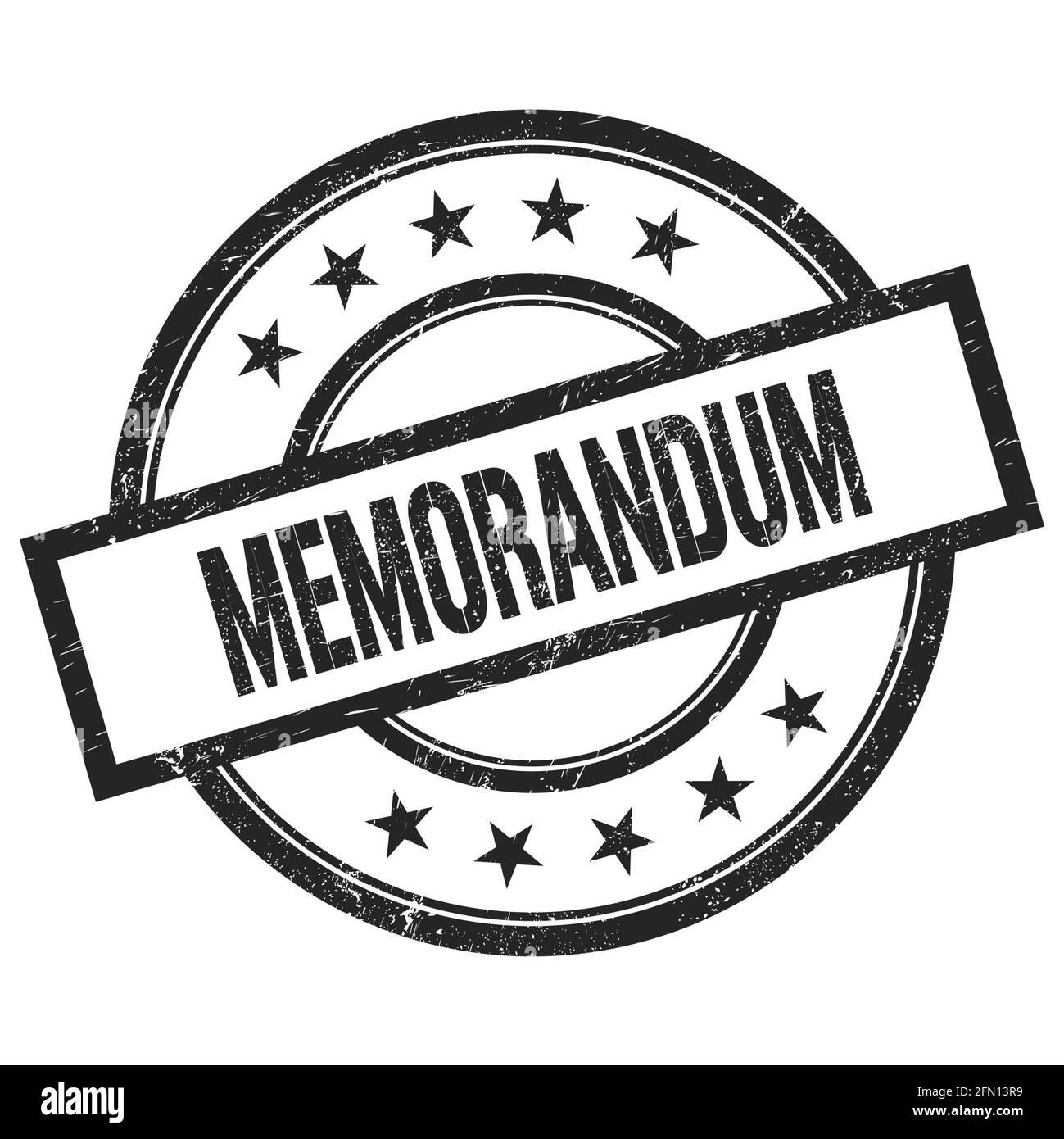 MEMORANDUM text written on black round vintage rubber stamp Stock Photo ...
