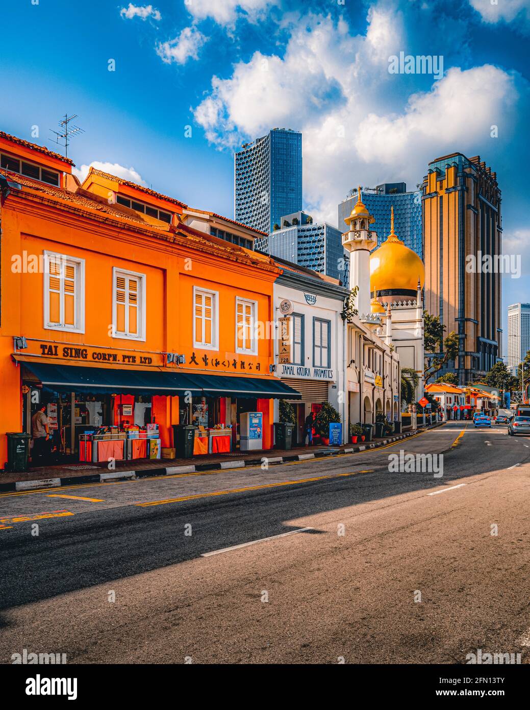 Urban architecture in city state Stock Photo - Alamy