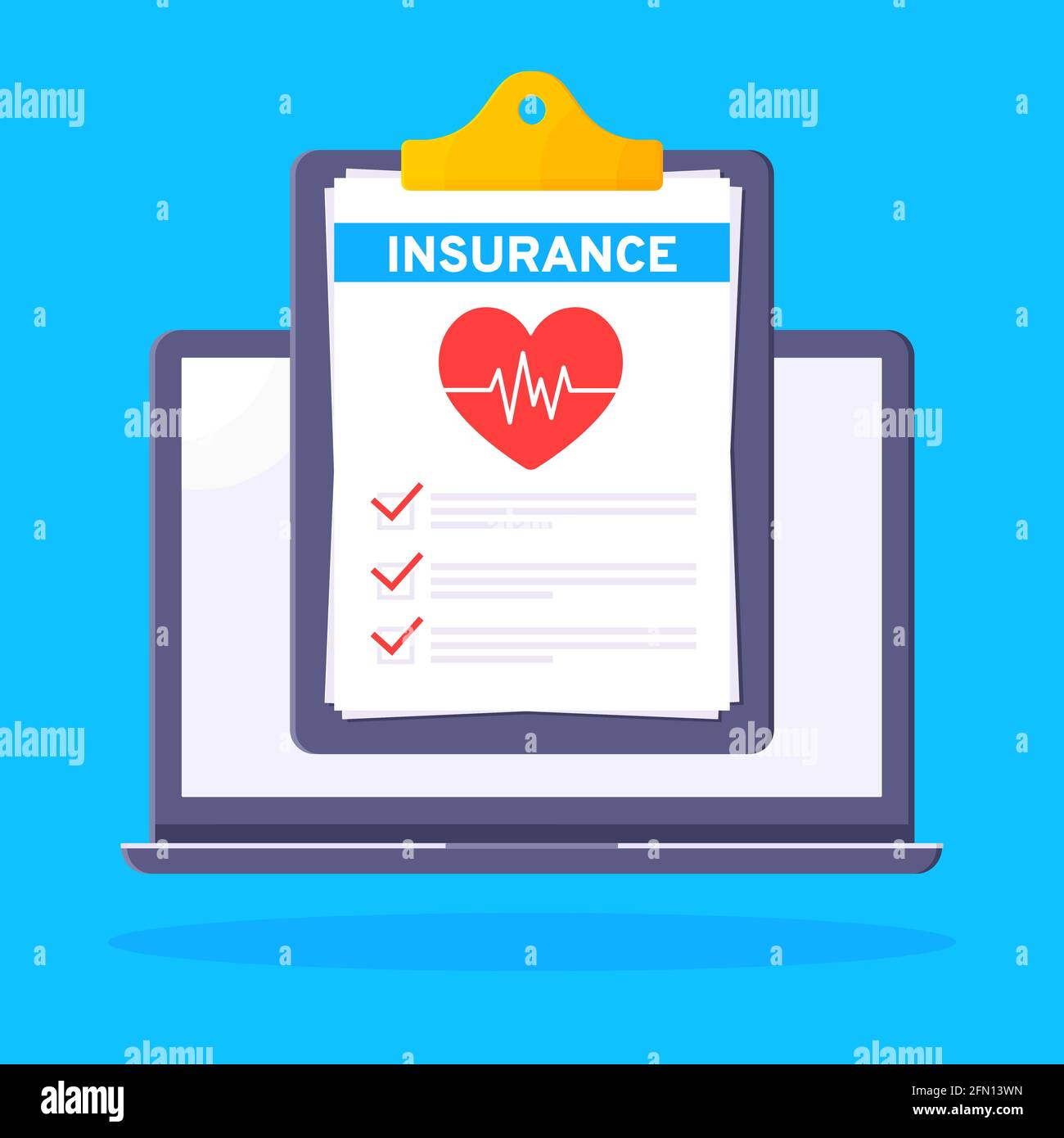 Report claim Stock Vector Images - Alamy