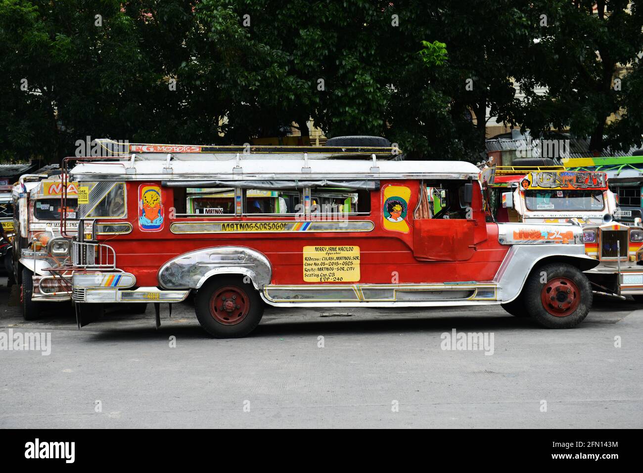 Filipino Jeepneys in Legazpi, Bicol, Philippines Stock Photo - Alamy